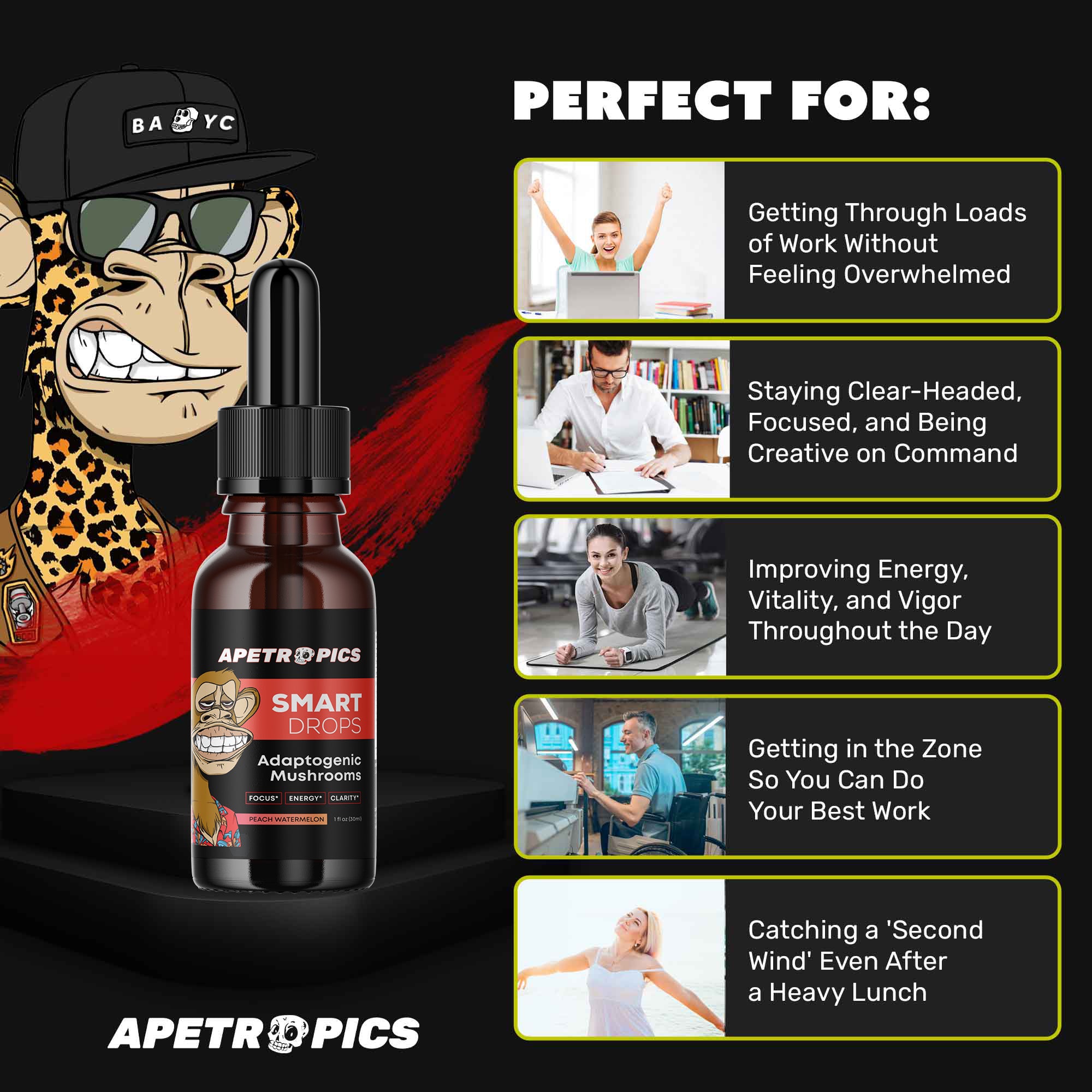Buy Apetropics Smart Drops™ & Nootropics - Apetropics
